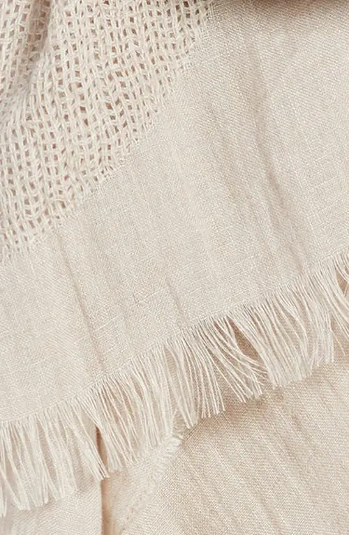 Eileen Fisher Linen Circles Scarf