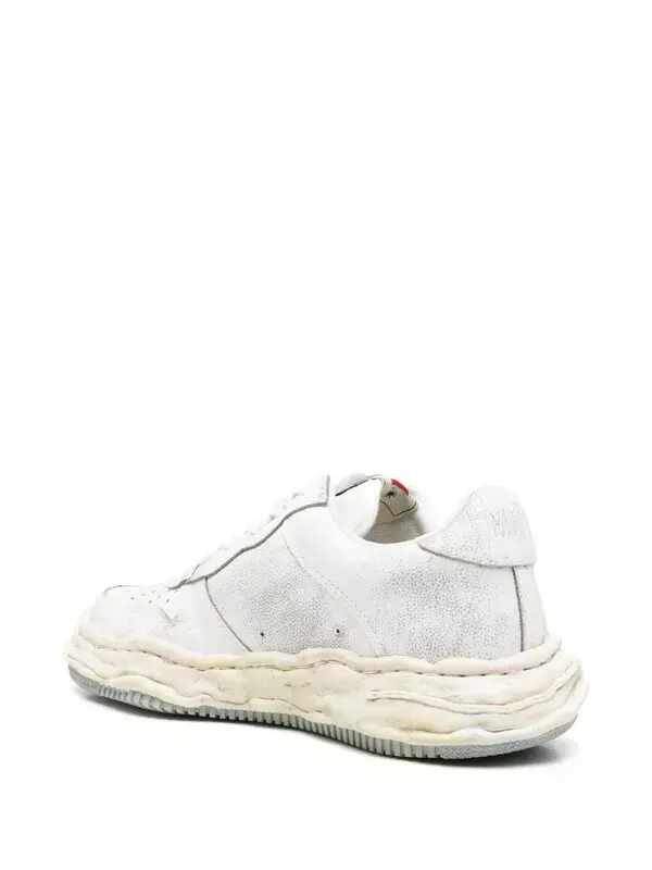Mihara Yasuhiro Cracked-effect Wavy-sole Sneakers