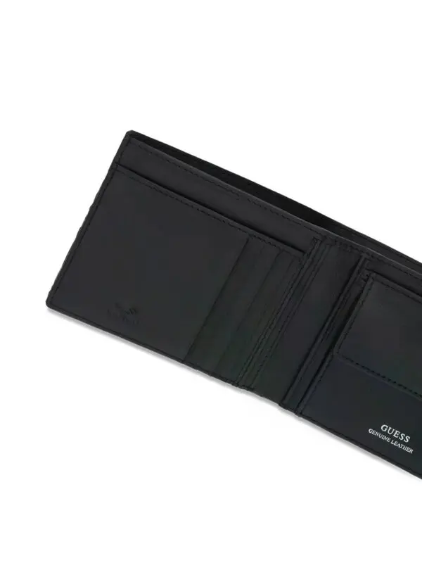 Guess Geometric-embossed Bifold Wallet