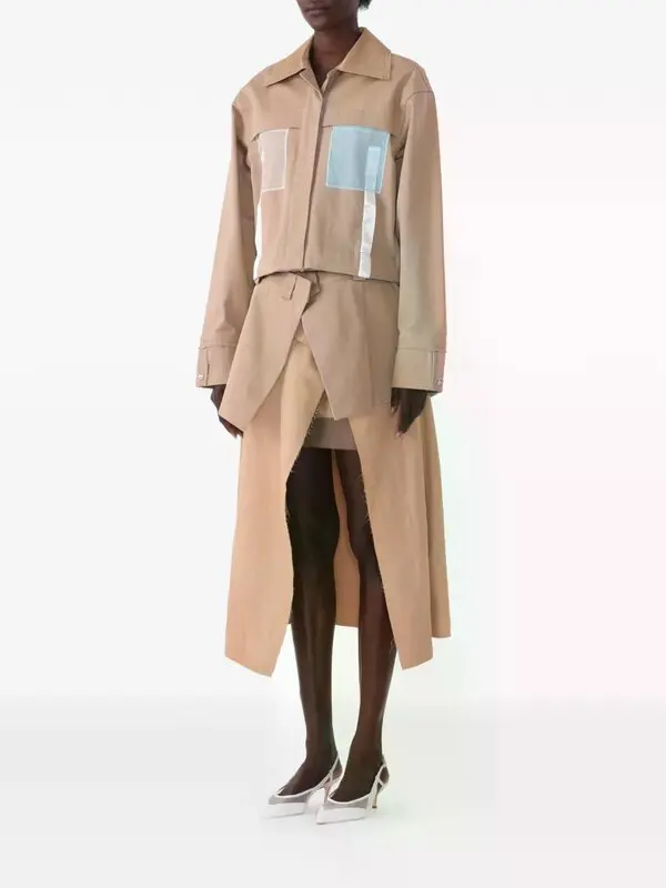 JASON WU X Robert Rauschenberg Boxy Twill Cropped Jacket