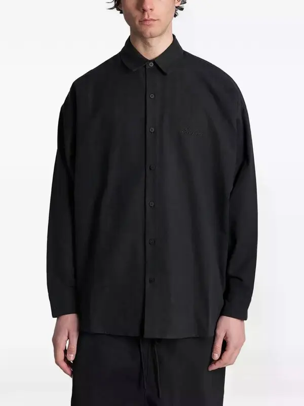 Fear Of God Logo-embroidered Long-sleeve Shirt