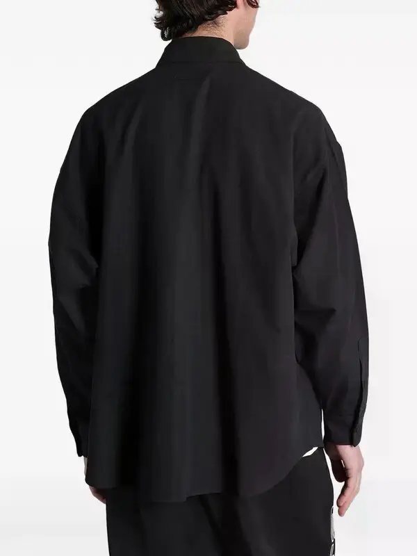 Fear Of God Logo-embroidered Long-sleeve Shirt