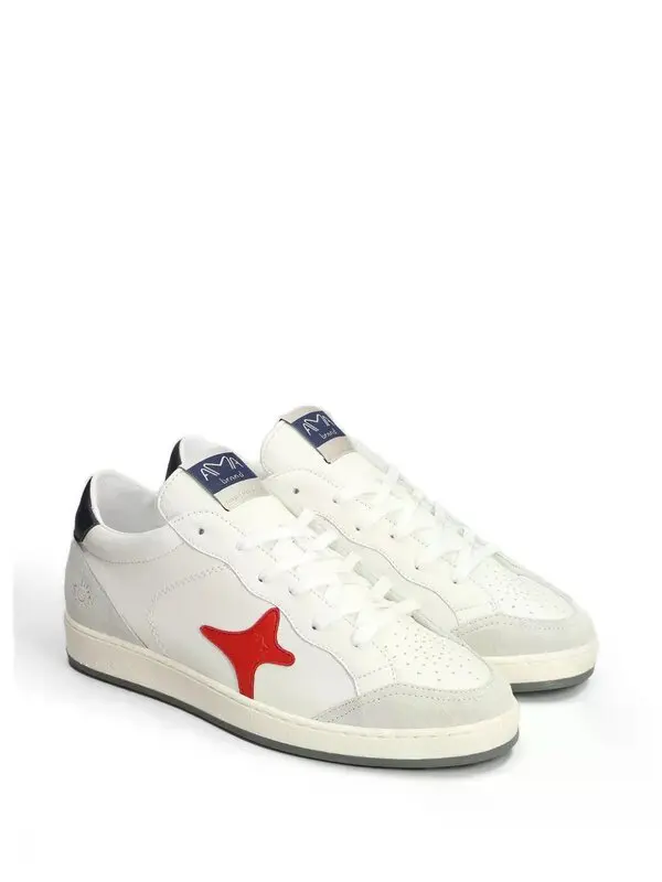 AMA-BRAND Star-patch Lace-up Sneakers