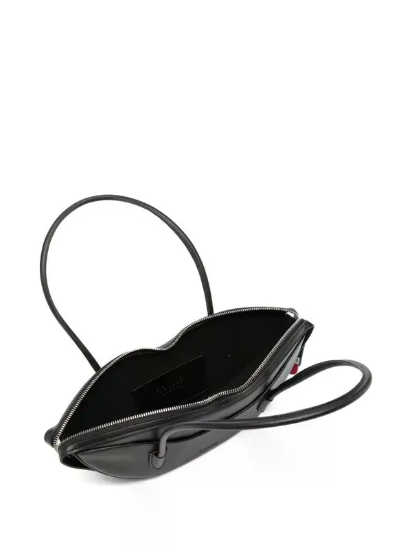 Fiorucci Lips-shaped Tote Bag - Black