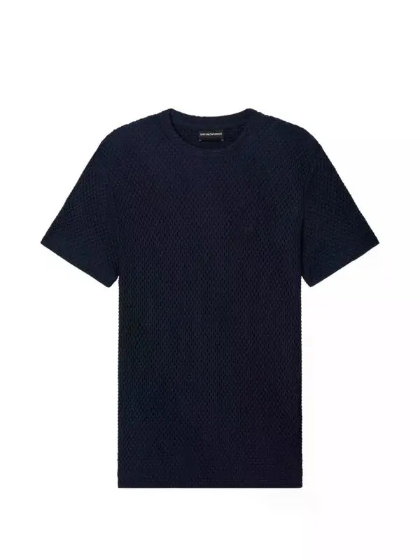 Emporio Armani Waffle-knit T-shirt