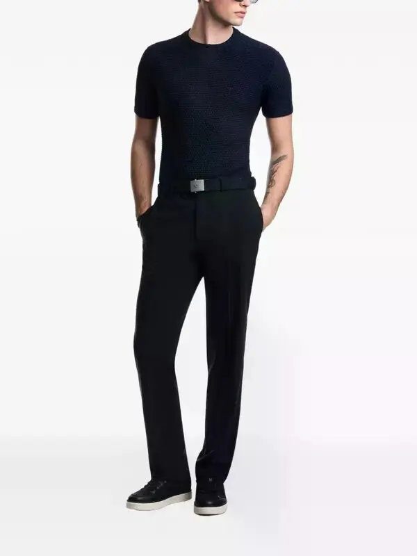 Emporio Armani Waffle-knit T-shirt