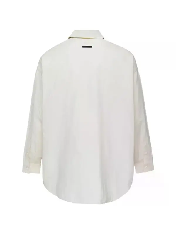 Fear Of God Logo-embroidered Shirt - Neutrals