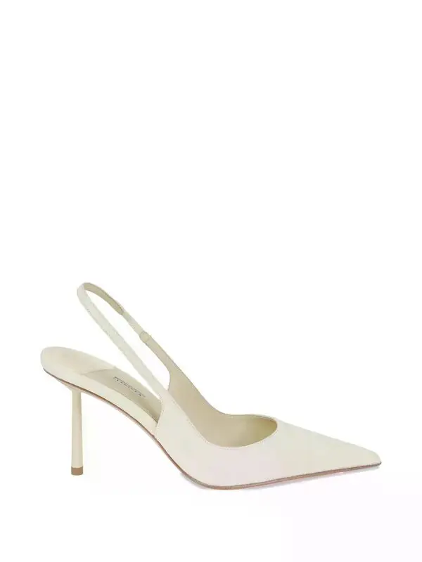 LE SILLA Pointed-toe Slingback Pumps - Neutrals