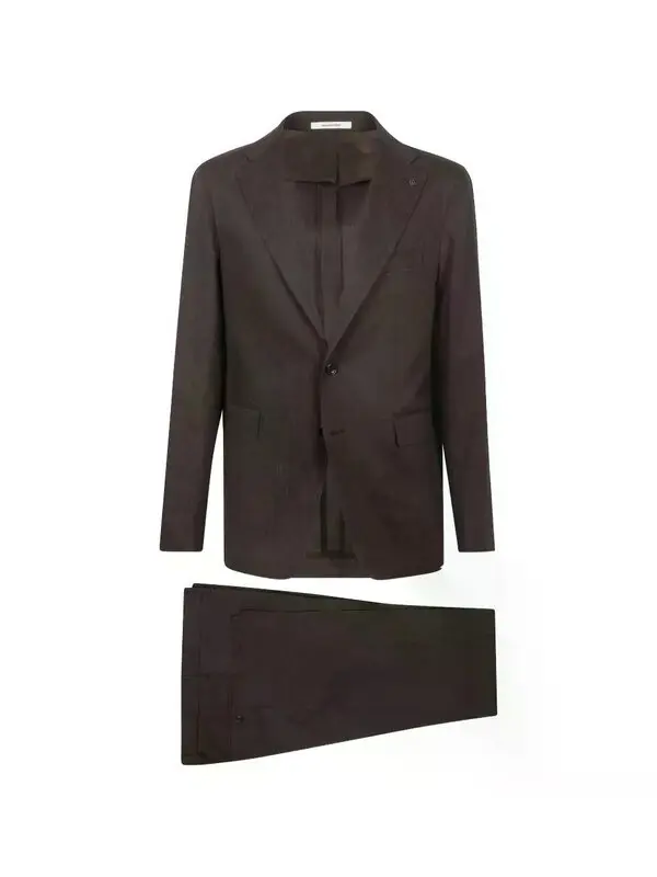 Tagliatore Single-breasted Suit - Brown