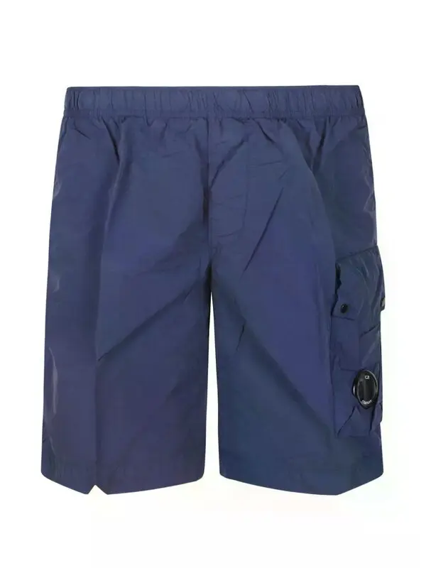 C.P. COMPANY Flat Nylon Lens Cargo Swim Shorts - Blue