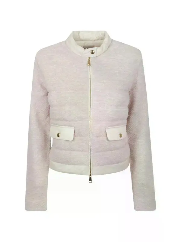Moncler Hybrid Down-padded Jacket - Neutrals