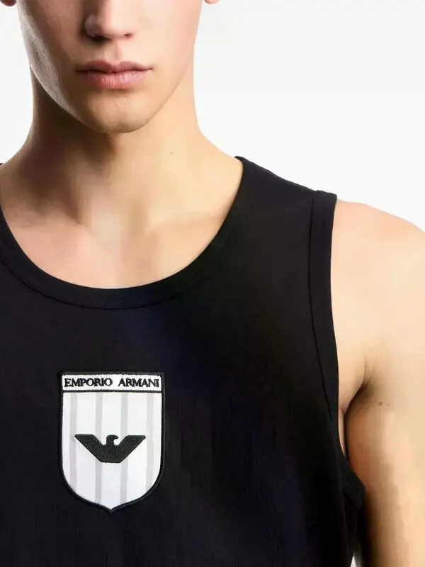 Emporio Armani Logo-patch Tank Top