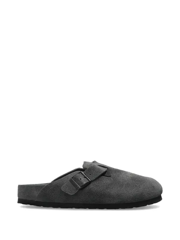 BIRKENSTOCK Boston Suede Sandals - Grey