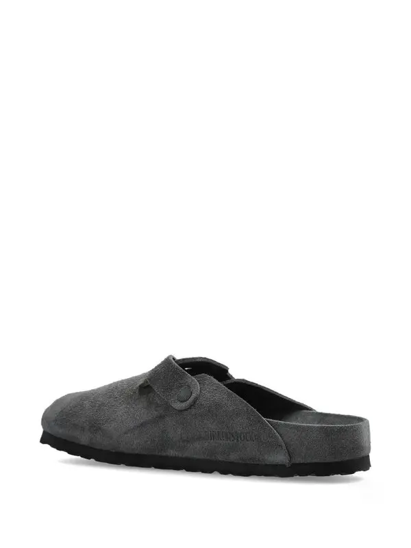 BIRKENSTOCK Boston Suede Sandals - Grey