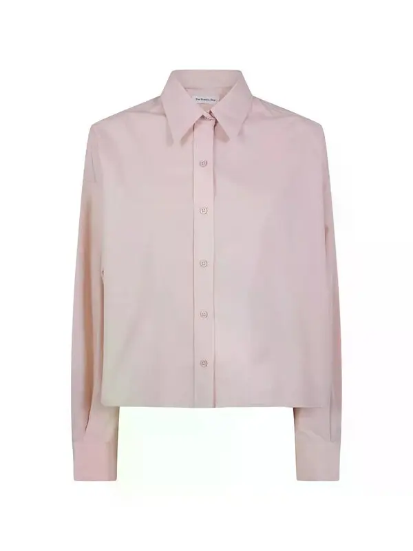 THE FRANKIE SHOP Arlene Dropped-shoulder Button-up Shirt - Pink