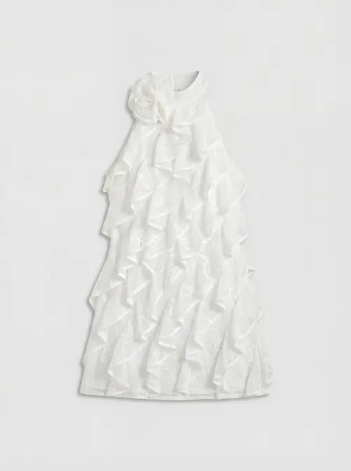 Coast Lace Frill Mini Dress