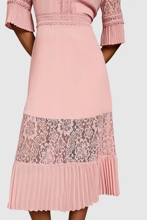 Coast Lace Insert Midi Dress