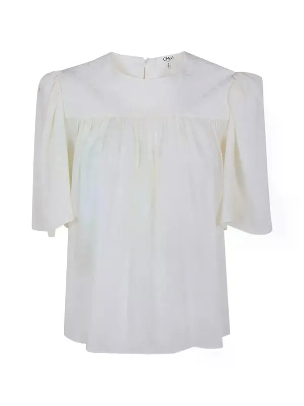Chloé Gathered-detail Blouse