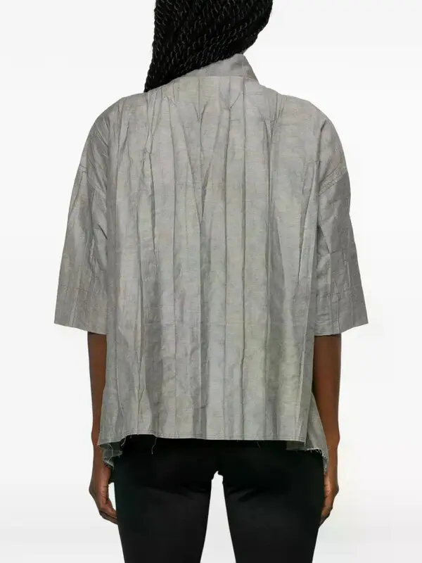 Soh Pleated Short-sleeve Shirt