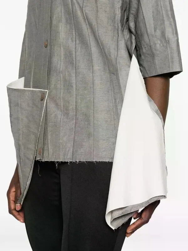 Soh Pleated Short-sleeve Shirt