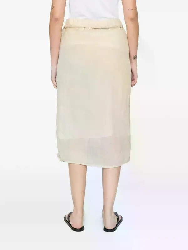 COLLECTION PRIVEE? Argis Tie-dye Wrap Midi Skirt