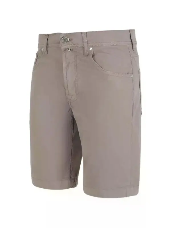 Jacob Cohen Logo Patch Five-pocket Shorts - Grey