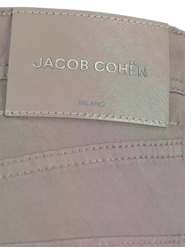 Jacob Cohen Logo Patch Five-pocket Shorts - Grey