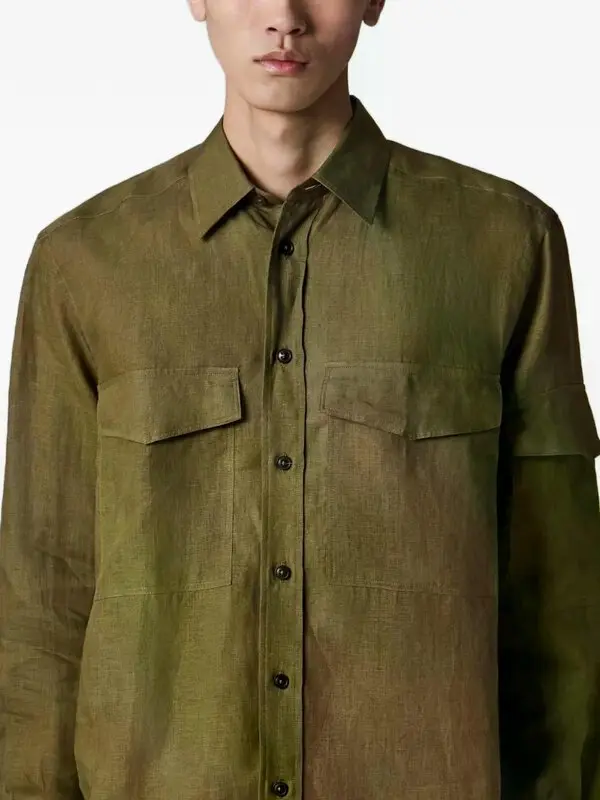 Paul Smith Linen Patch-pocket Shirt