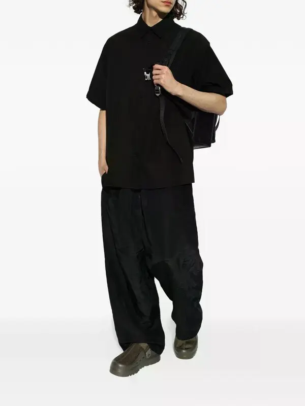 Iceberg Logo-embroidered Chest-pocket Shirt