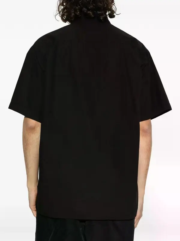 Iceberg Logo-embroidered Chest-pocket Shirt