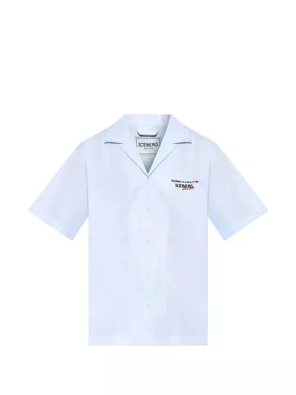 Iceberg X Peanuts Cotton Shirt - Blue