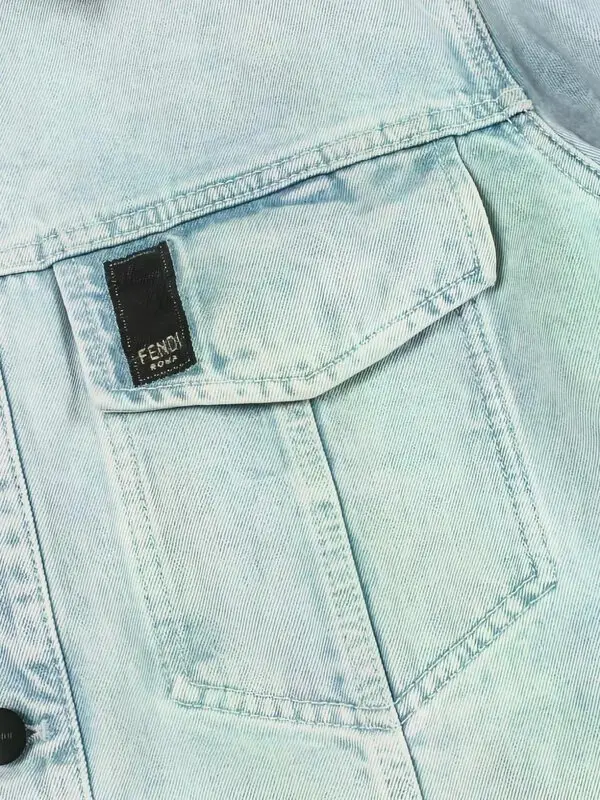 Fendi 2010s Buttoned Cotton Jacket