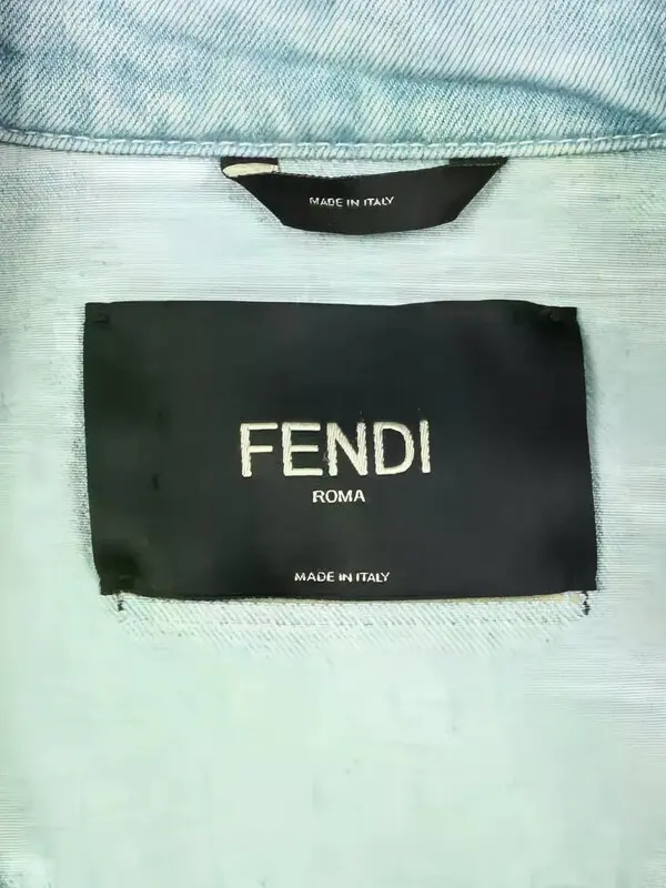 Fendi 2010s Buttoned Cotton Jacket