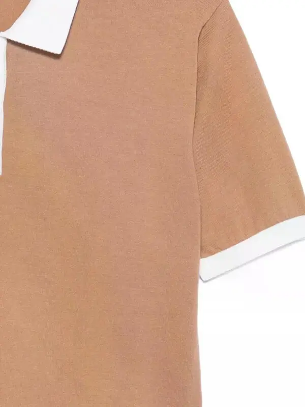 Peuterey Rolle Colourblock Short-sleeve Polo Shirt - Neutrals