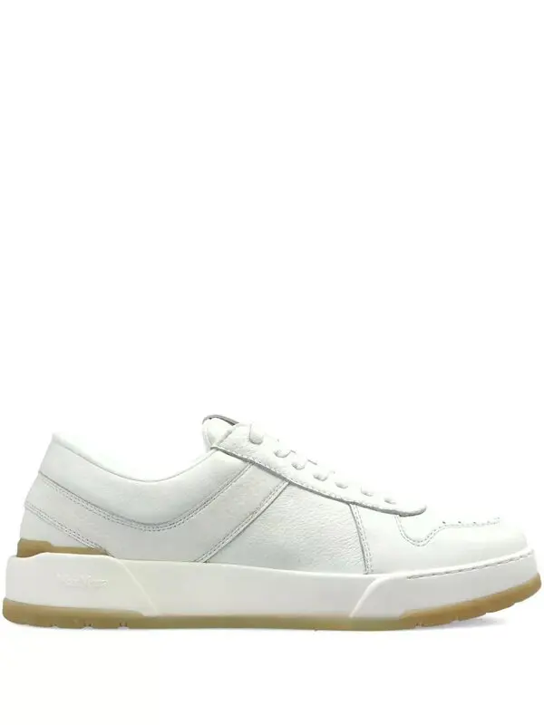 Max Mara Lace-up Panelled Pumps