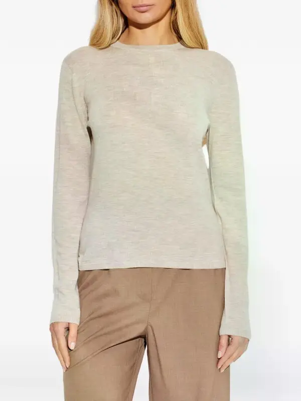 Max Mara Pittura Long-sleeve Sweater - Neutrals