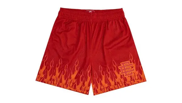 ERIC EMANUEL Ee Basic/core Burning Flames Short - Red