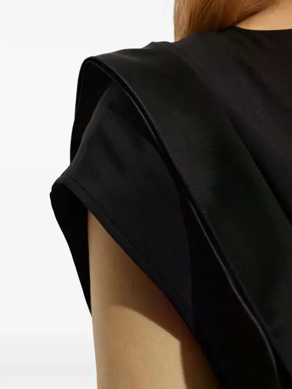 Max Mara V-neck Panel Blouse