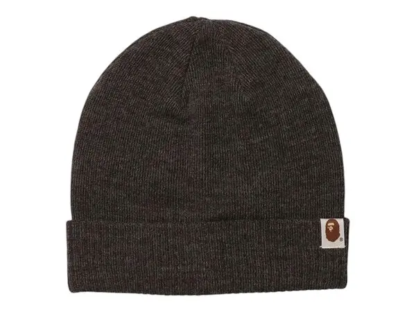 A BATHING APE 2way Knit Cap - Gray/charcoal