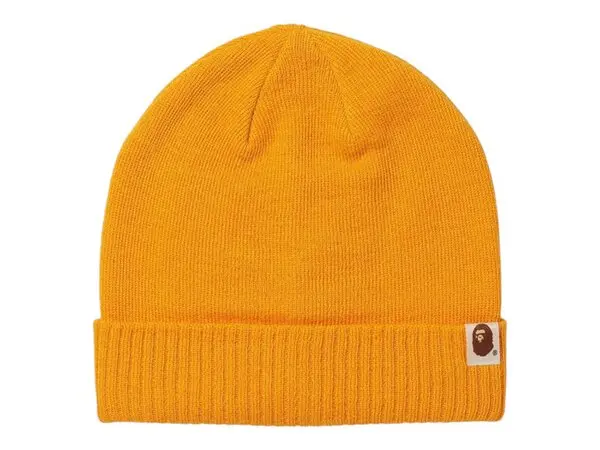 A BATHING APE 2way Knit Cap - Yellow