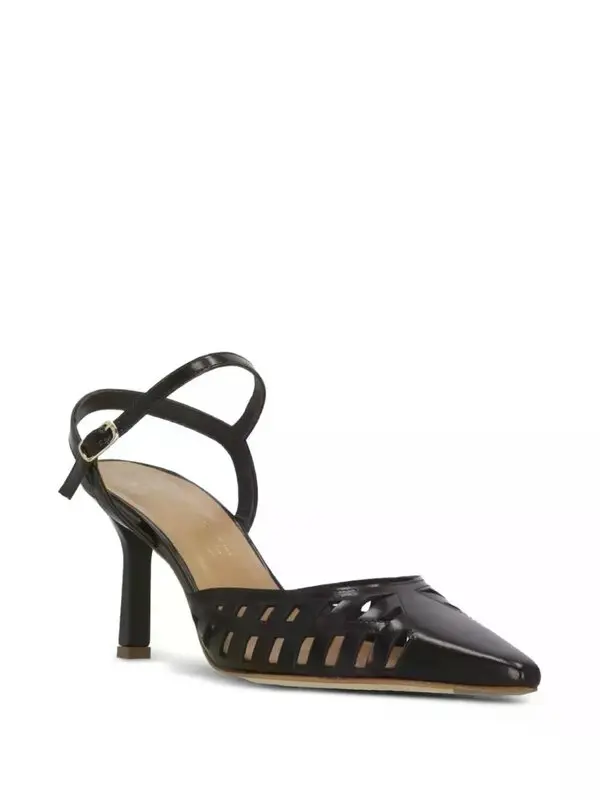 JULIE DEE Cut-out Pointed-toe Pumps