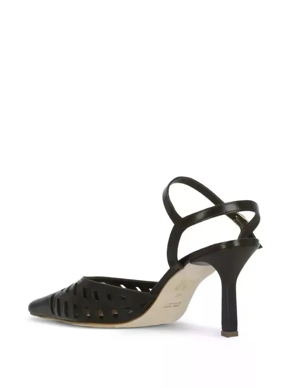 JULIE DEE Cut-out Pointed-toe Pumps