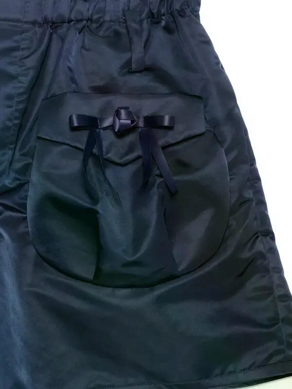 AO YES Bow-detail Cargo Shorts