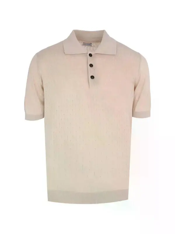 Pal Zileri Open-knit Cotton Polo Shirt