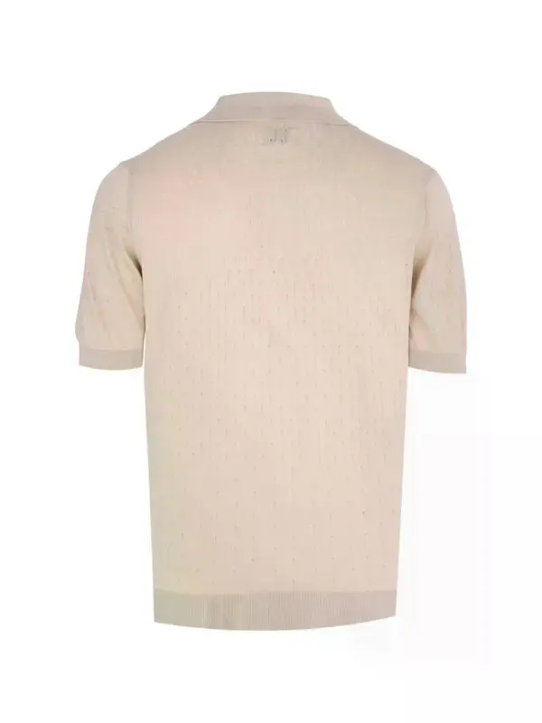 Pal Zileri Open-knit Cotton Polo Shirt