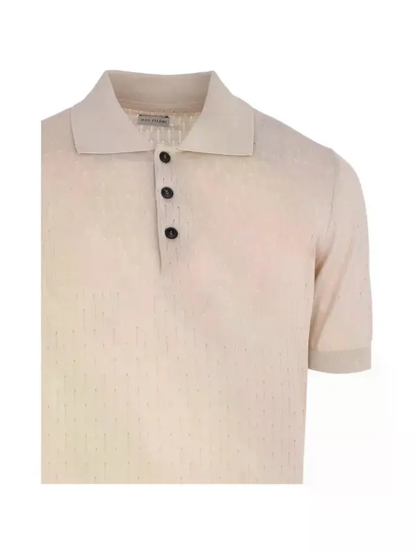 Pal Zileri Open-knit Cotton Polo Shirt