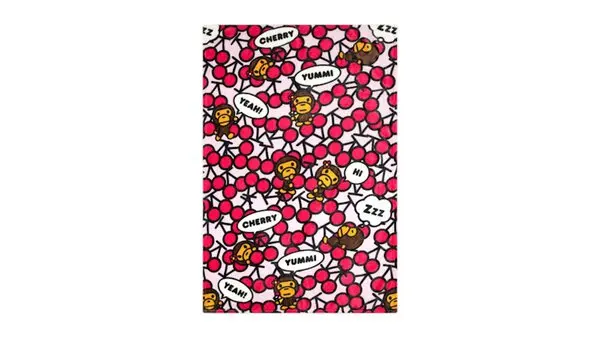A BATHING APE Baby Milo Blanket - Bright Red