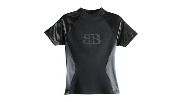 Balenciaga Fitted Top - Black