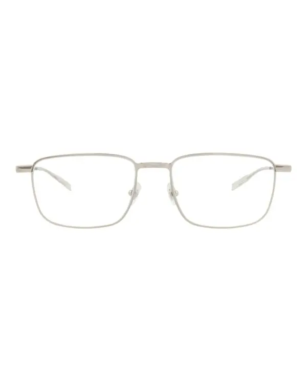 Montblanc Square-frame Metal Optical Frames - Silver Silver Transparent (mb0146o/30010118/006)