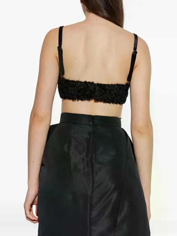 Givenchy Sweetheart-neck Crop Top